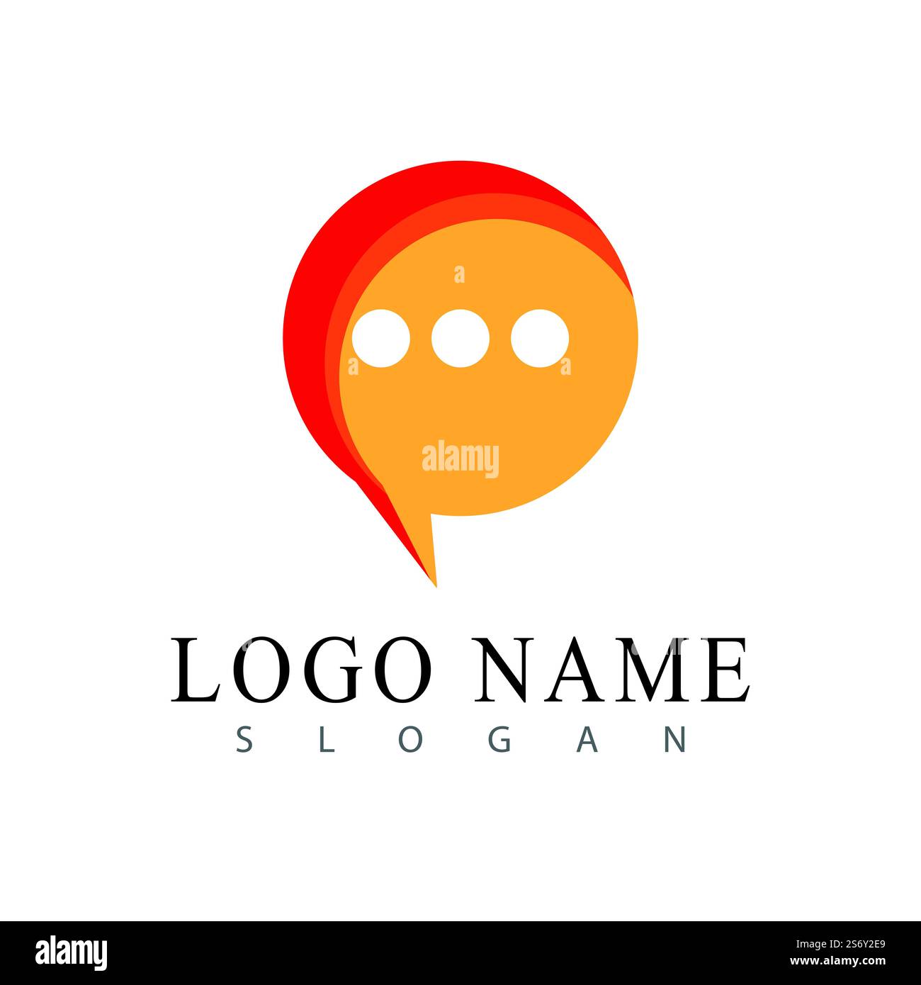 Speech bubble Logo template vector illustration Stock Vector Image ...
