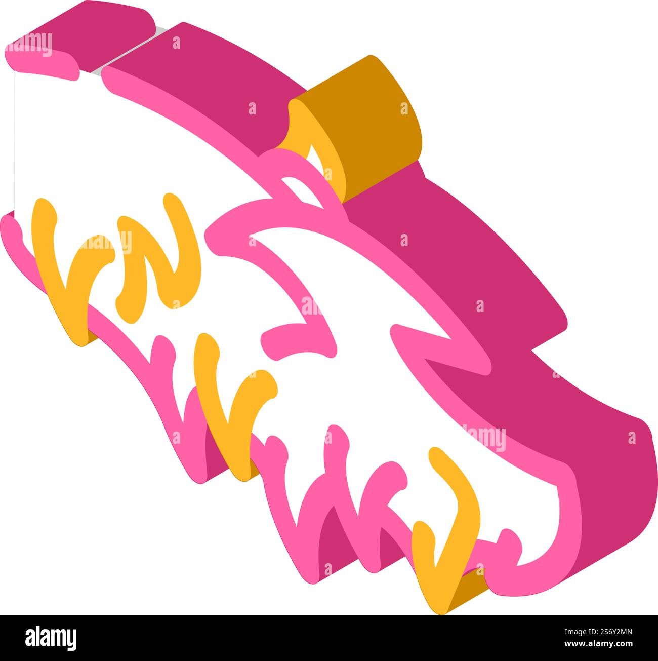 fire wing isometric icon vector. fire wing sign. isolated symbol ...