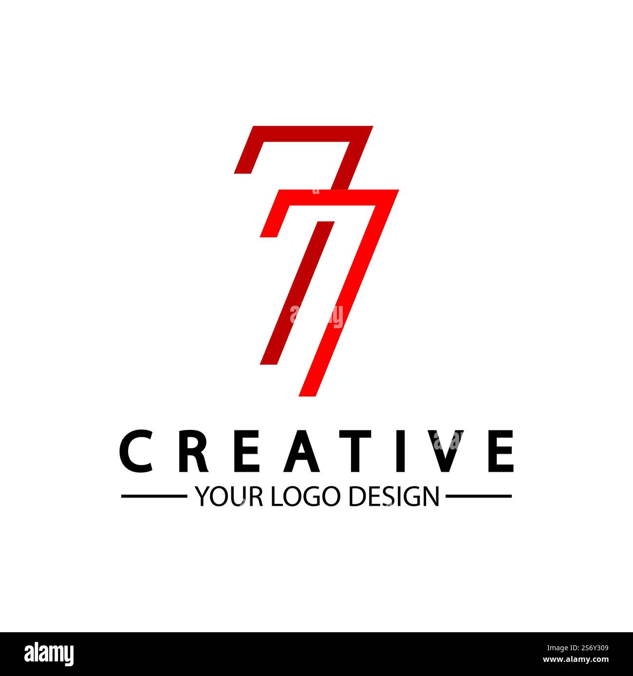 Logo design number 77 image vector illustration Stock Vector Image ...
