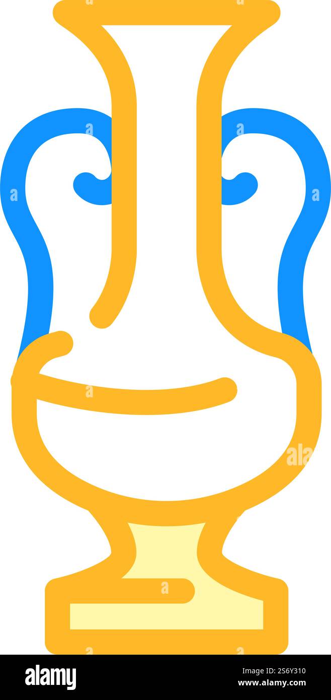 arabic jug container color icon vector. arabic jug container sign ...