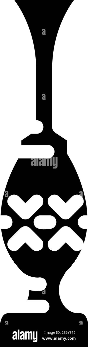 arabic antique pottery jug glyph icon vector. arabic antique pottery ...