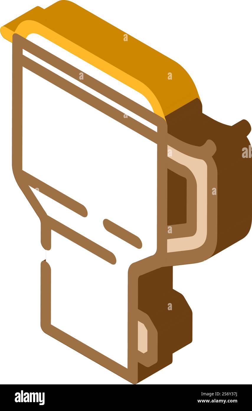 electrical cup isometric icon vector. electrical cup sign. isolated ...