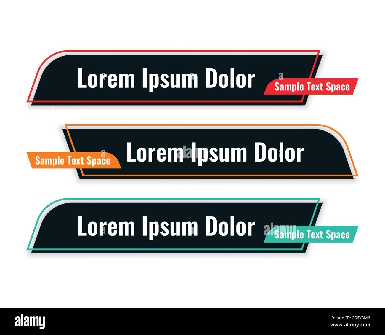 lower third banners in dark theme. lower third banners in dark theme ...