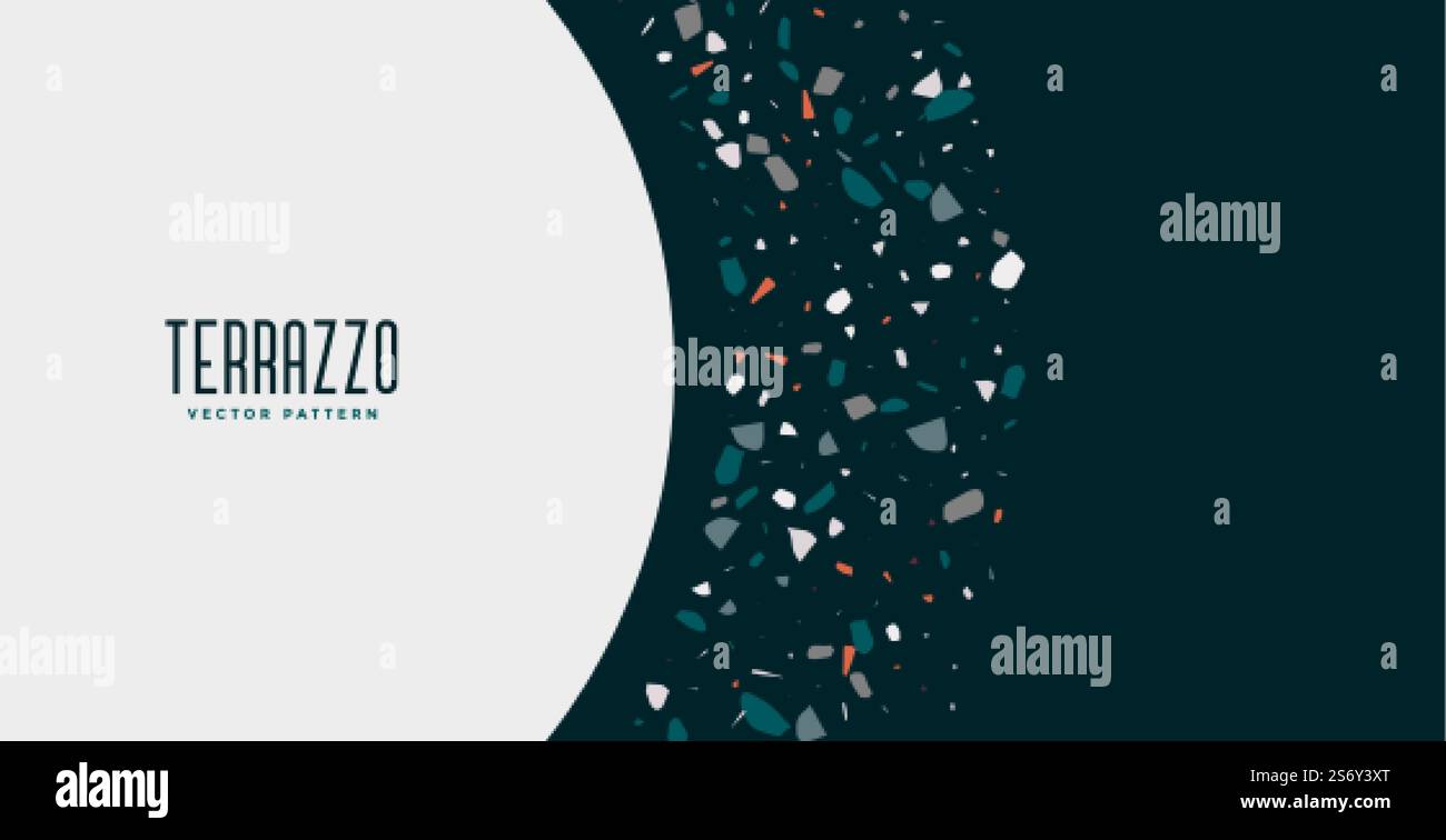 abstract terrazzo pattern background design Stock Vector Image & Art ...
