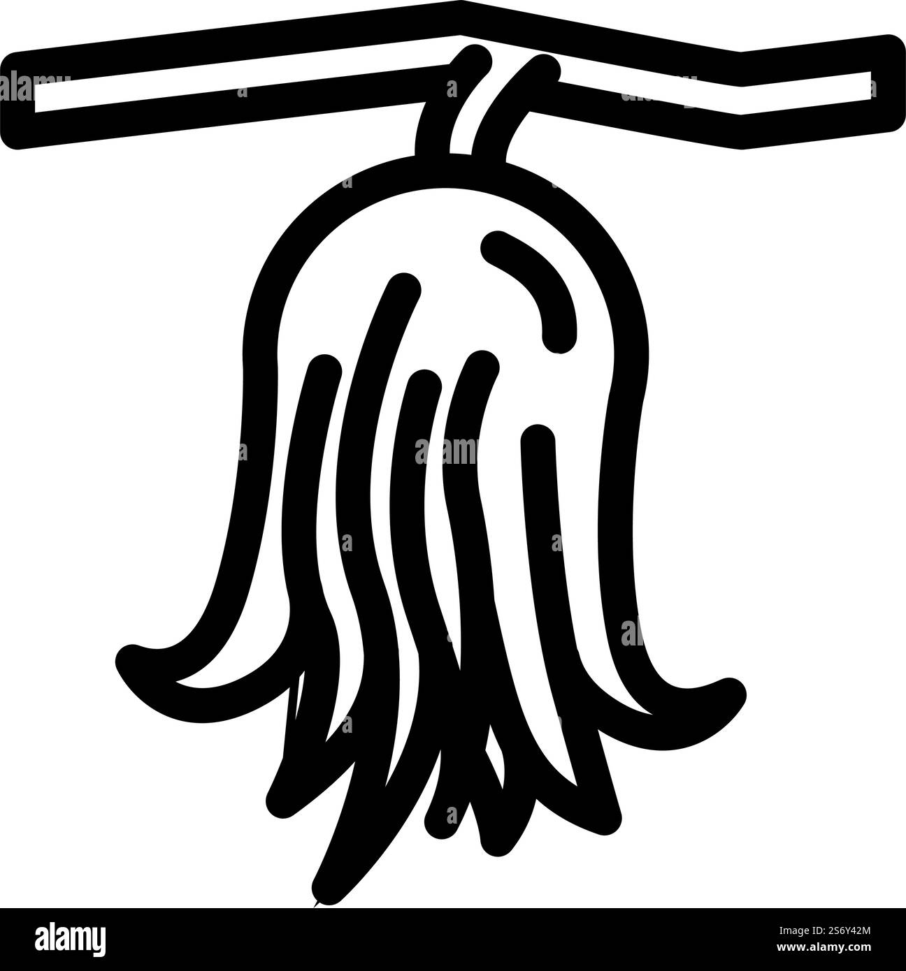 buddha hand lemon line icon vector. buddha hand lemon sign. isolated ...