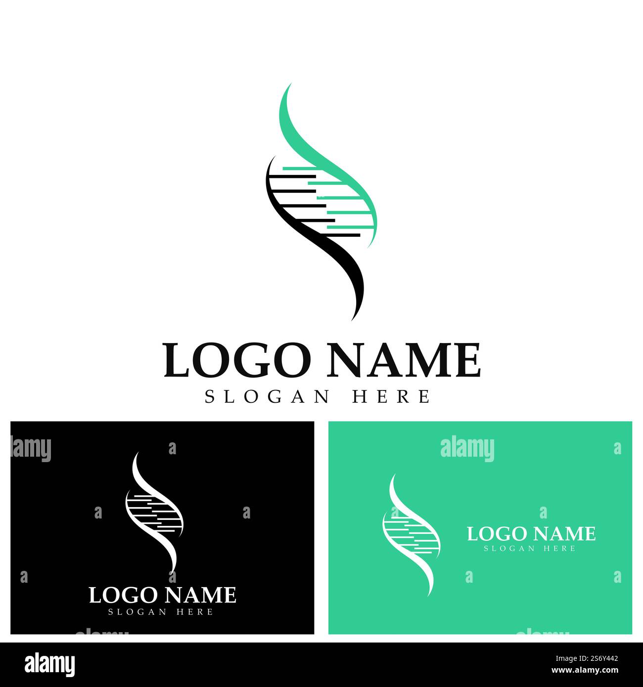 DNA Letter S Logo Design Template Genetics Vector Design Biological ...