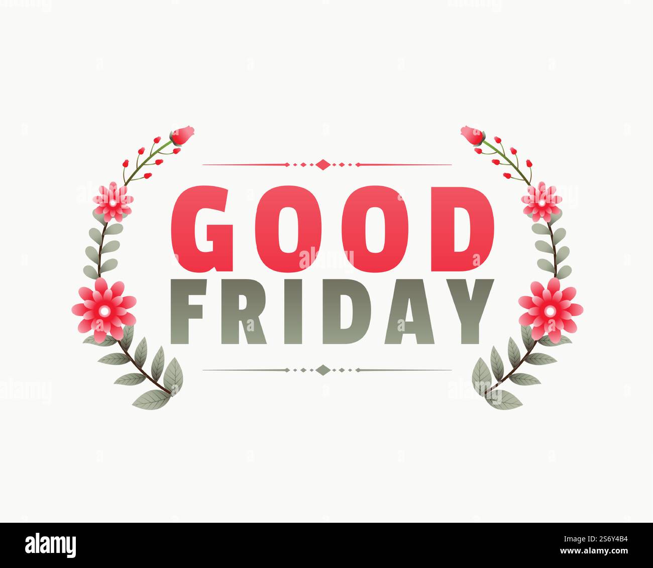 Good friday greeting Cut Out Stock Images & Pictures - Alamy