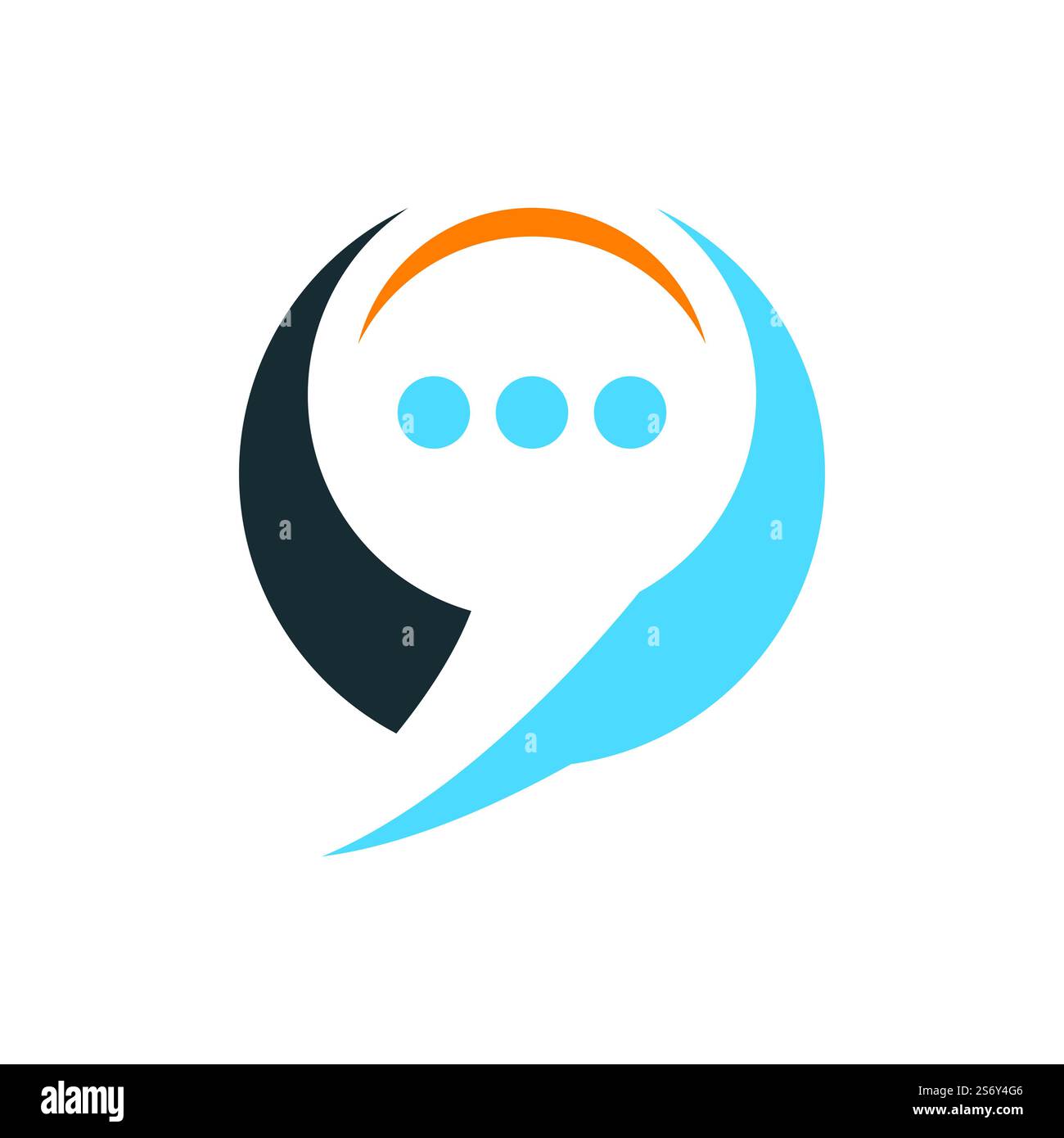 Speech bubble Logo template vector illustration Stock Vector Image ...
