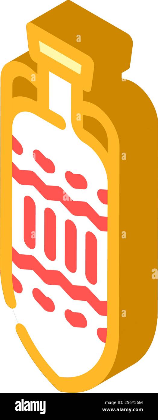 drink amphora isometric icon vector. drink amphora sign. isolated ...