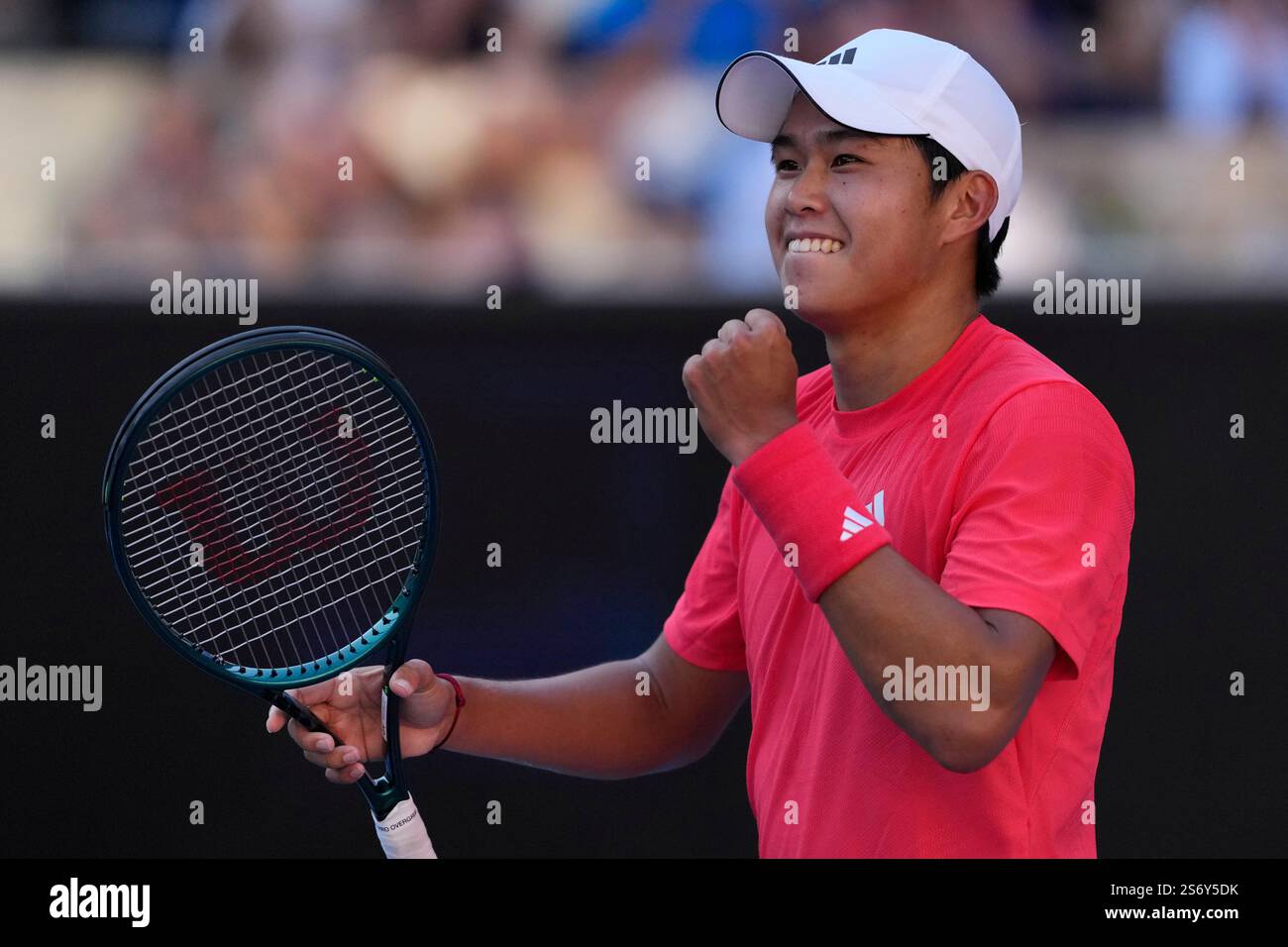 Learner Tien of the U.S. celebrates after defeating Corentin Moutet of ...
