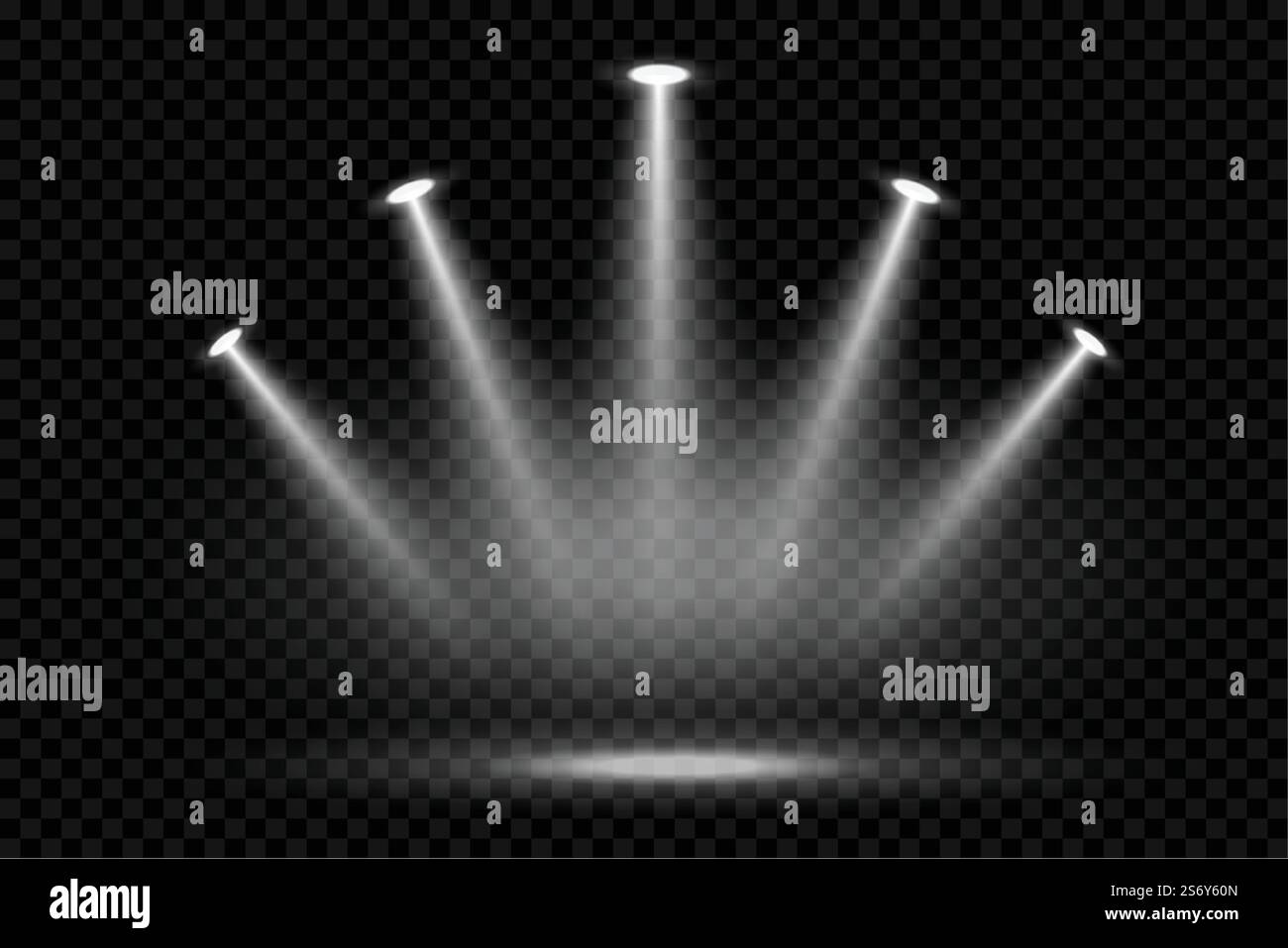 spot focus lights on transparent background Stock Vector Image & Art - Alamy