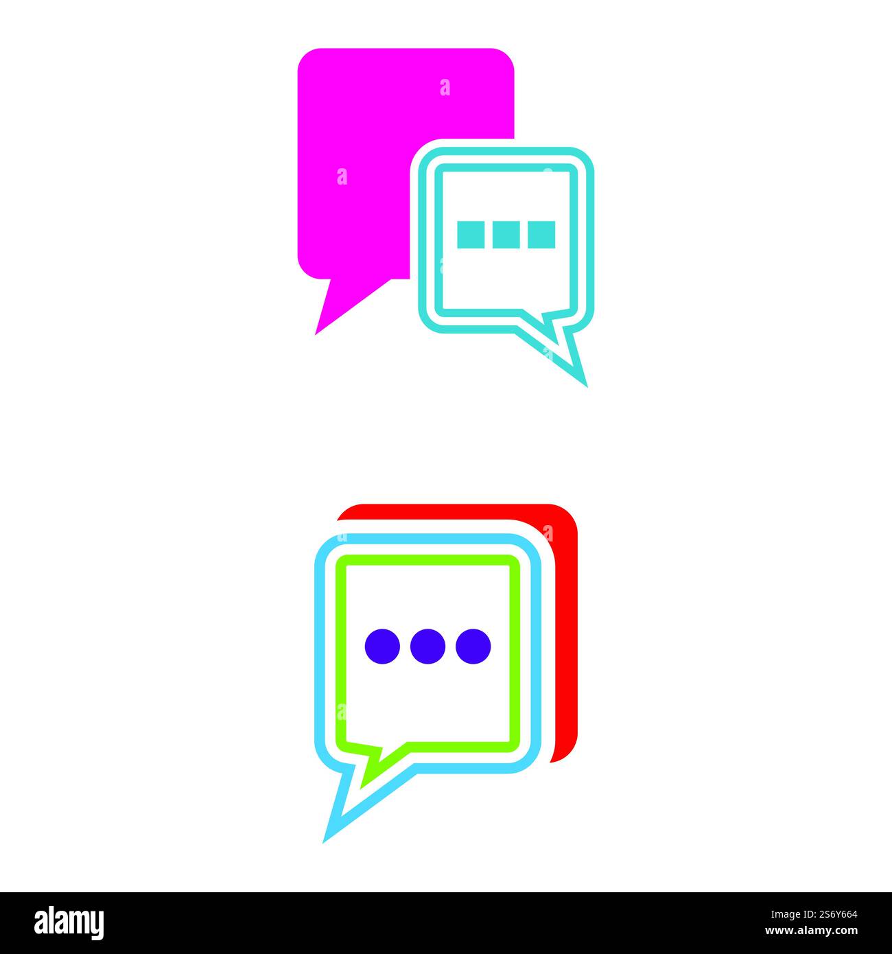 Speech bubble Logo template vector illustration Stock Vector Image ...