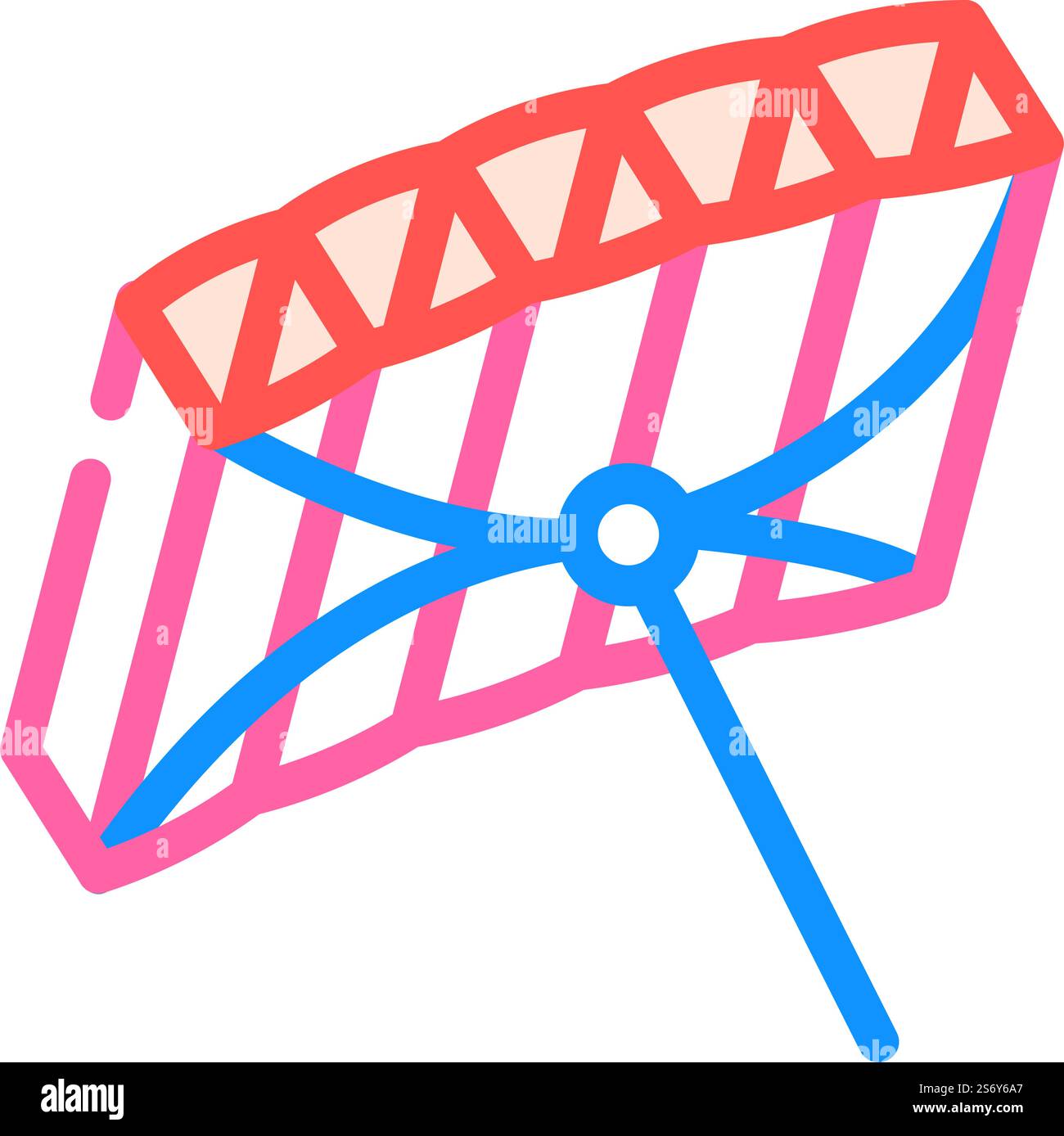 frameless kite color icon vector. frameless kite sign. isolated symbol ...