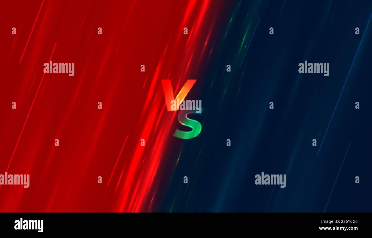 Versus vs fight battle Stock Vector Images - Alamy