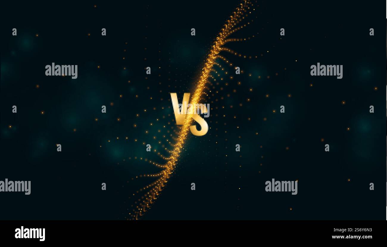 versus vs screen banner for comparison or sports battle Stock Vector ...
