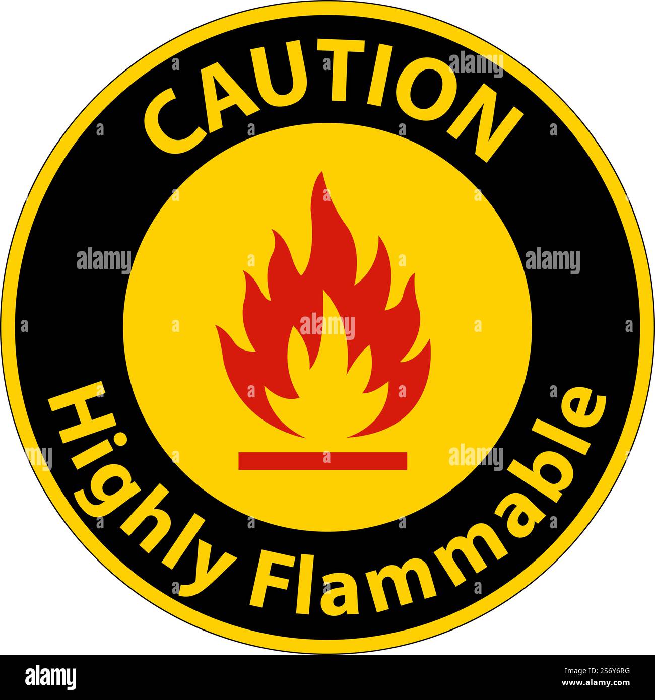 Danger highly inflammable lpg Stock Vector Images - Alamy