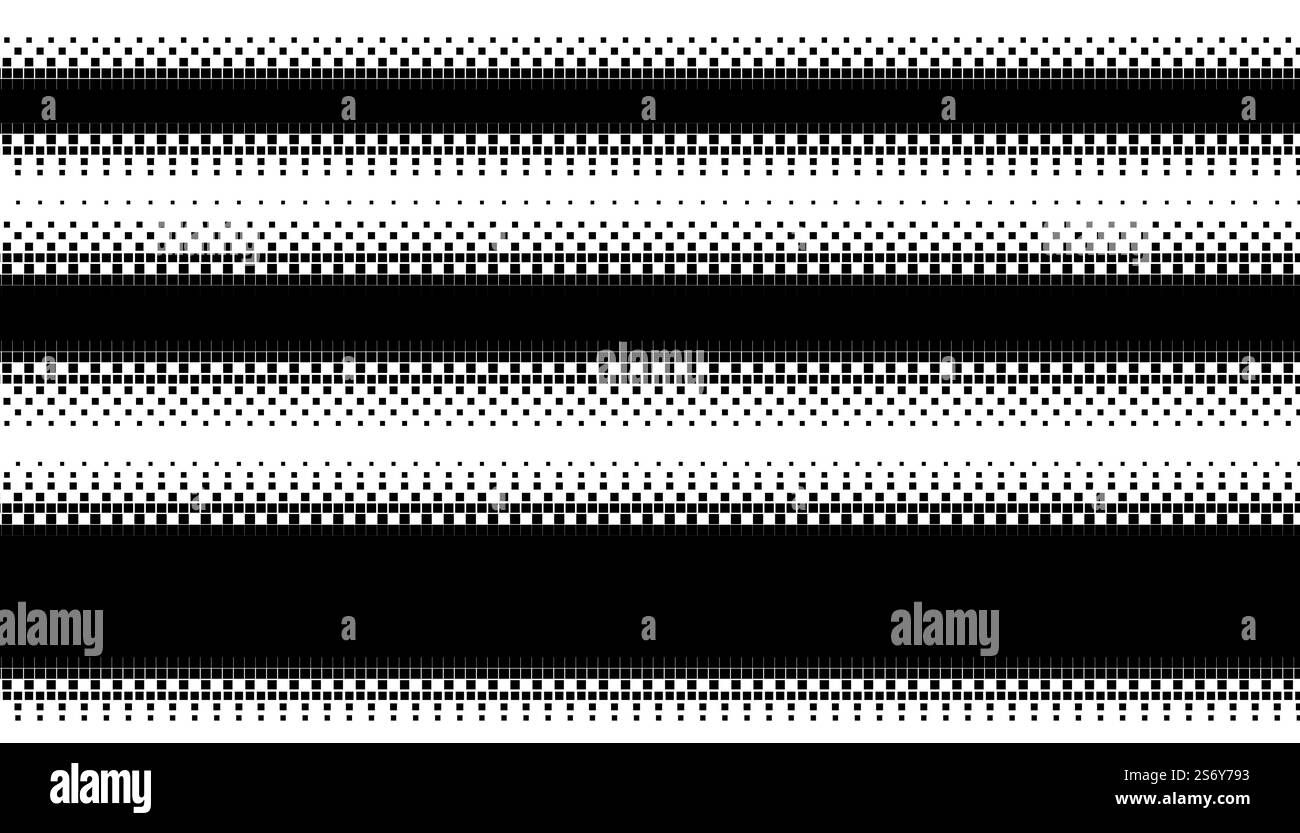 Pixel art shapes set Black and White Stock Photos & Images - Alamy