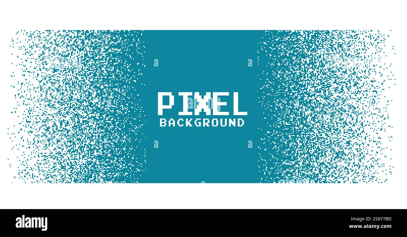 pixel background with gradient effect Stock Vector Image & Art - Alamy