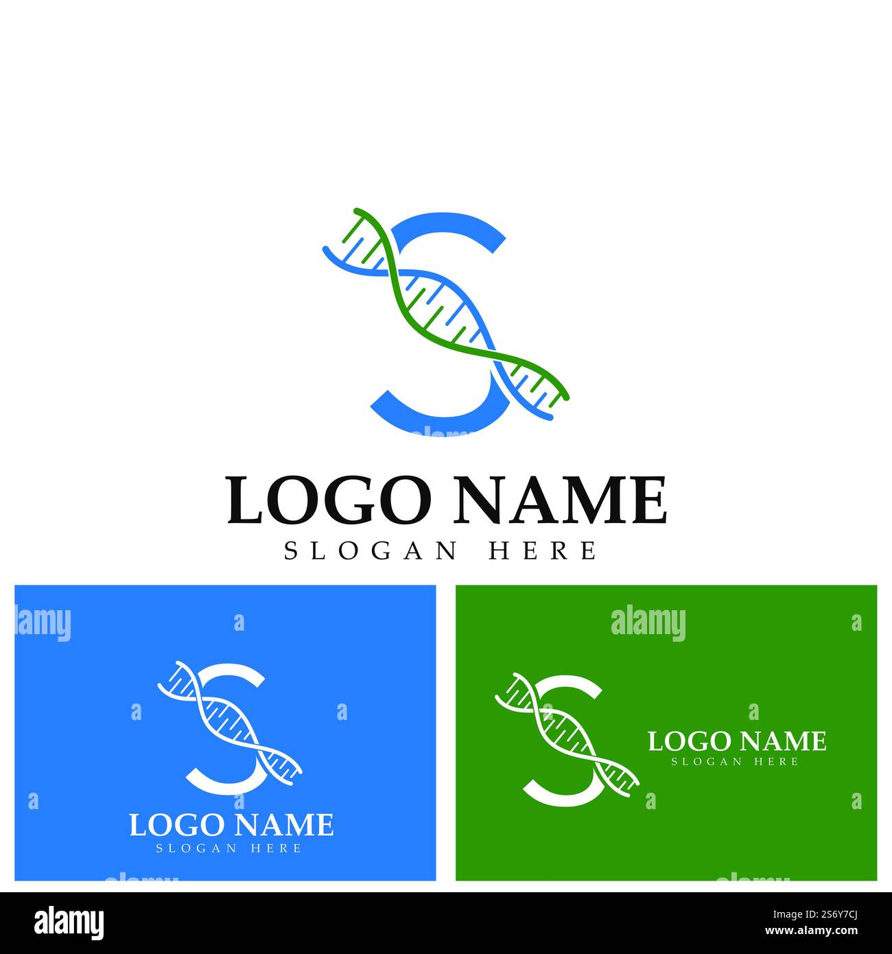 DNA Letter S Logo Design Template Genetics Vector Design Biological ...