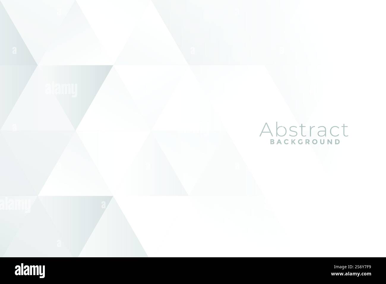 abstract white triangles background design Stock Vector Image & Art - Alamy