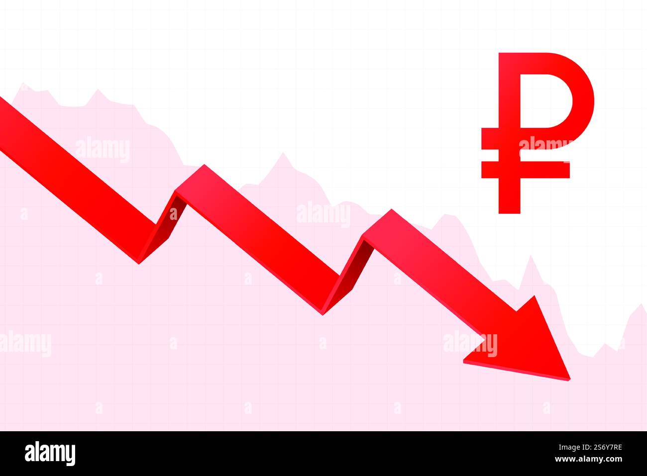 Downfall symbol Stock Vector Images - Alamy
