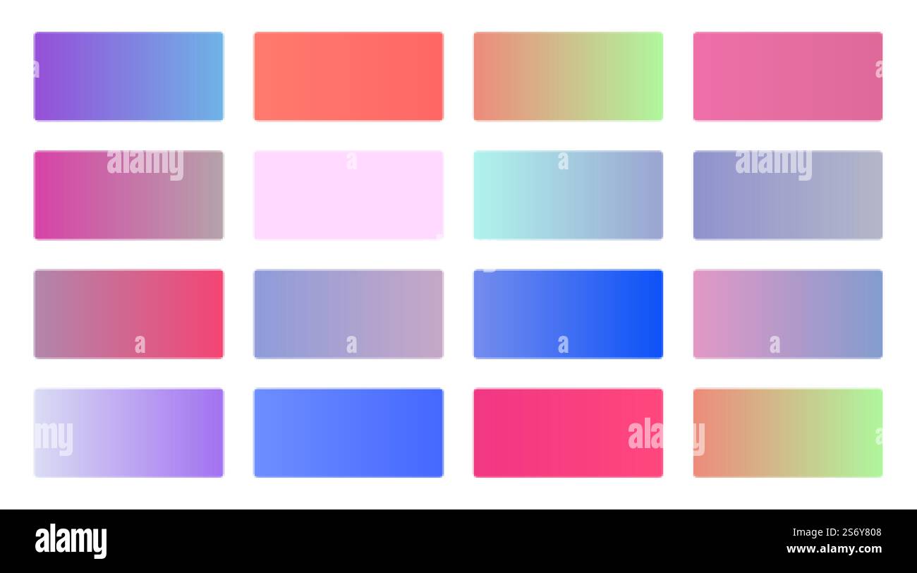 soft gradients swatches background set Stock Vector Image & Art - Alamy