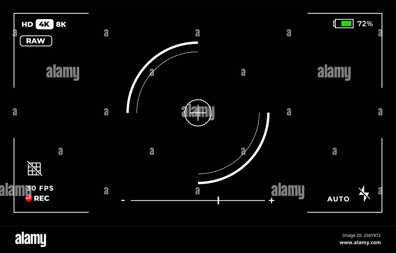 camera lens view finder display template Stock Vector Image & Art - Alamy