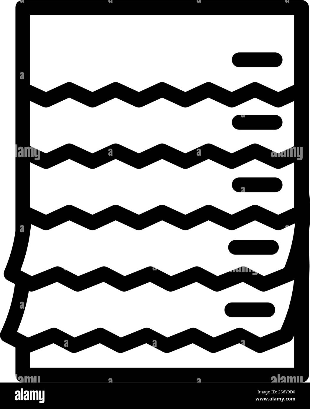 fabric catalog sewing line icon vector. fabric catalog sewing sign ...