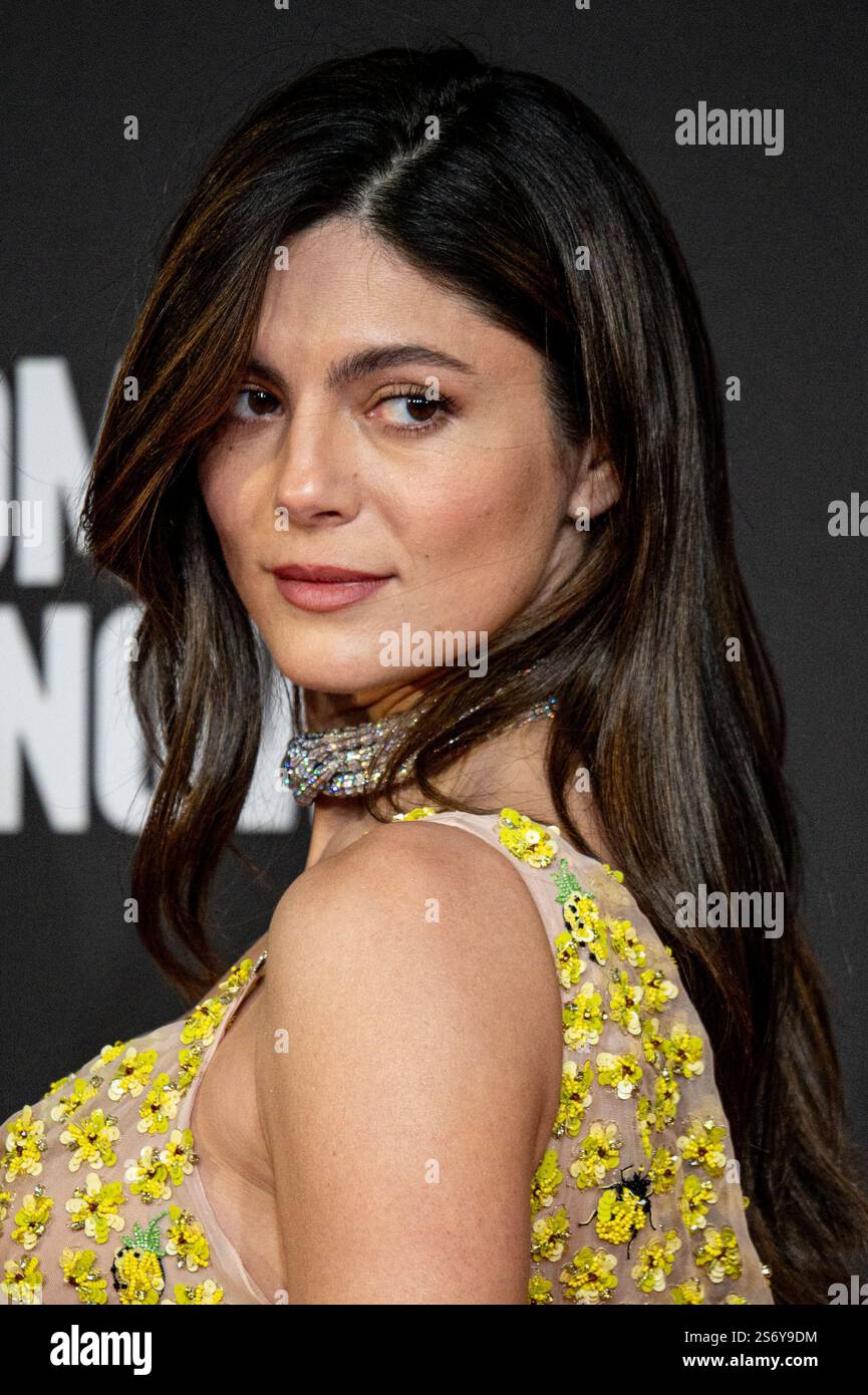 Rome, Italy. 17th Jan, 2025. Actress Monica Barbaro poses on the red ...
