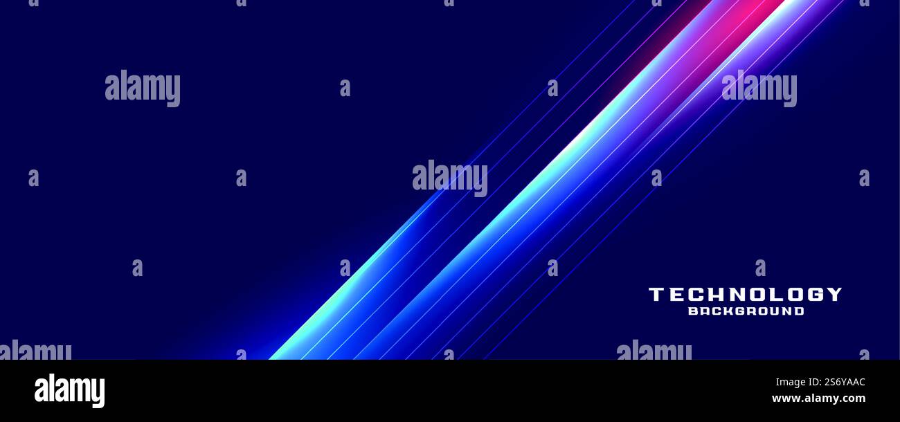 shiny technology glowing lines banner design. shiny technology glowing ...