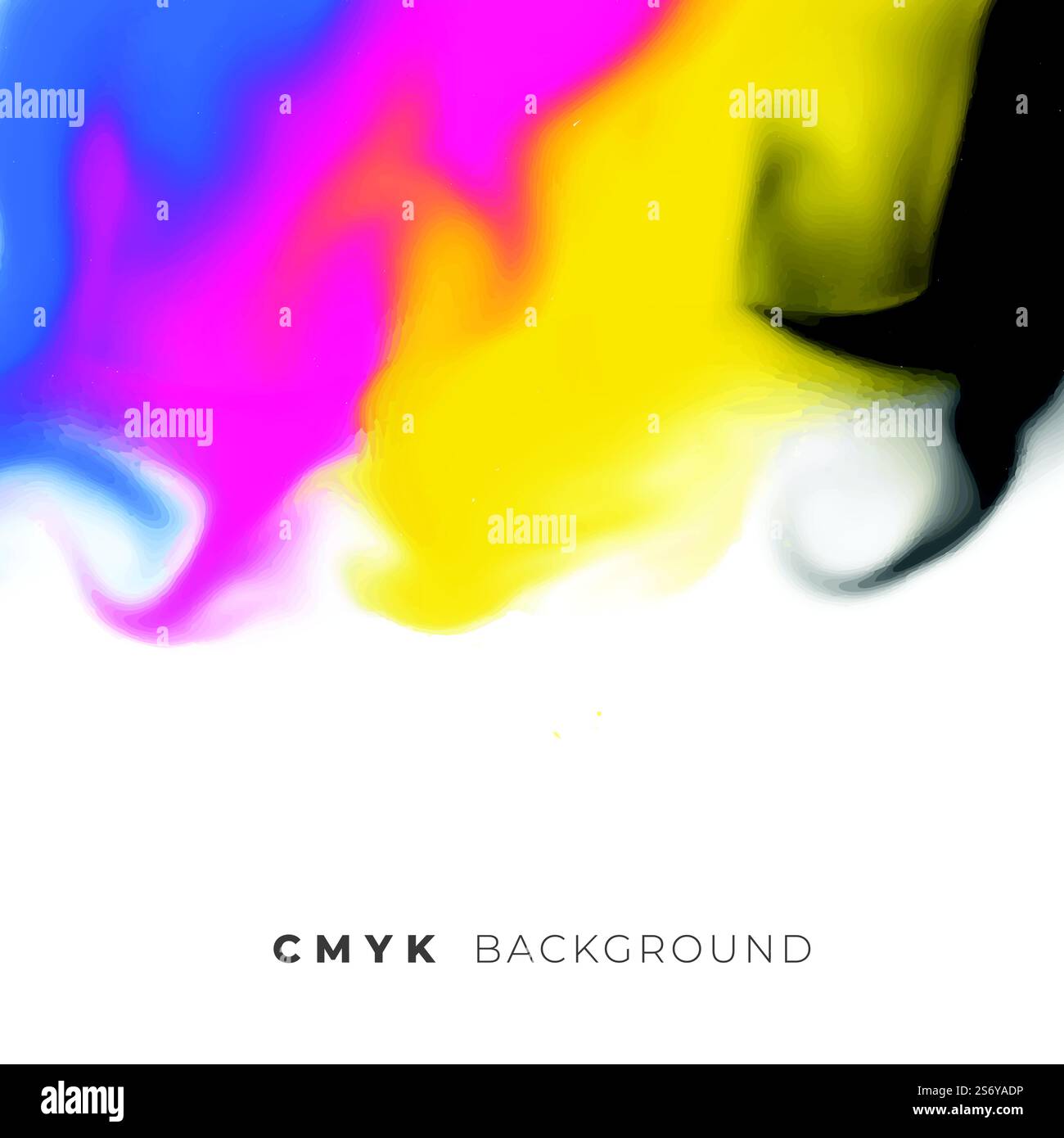 abstract cmyk colors watercolor background Stock Vector Image & Art - Alamy