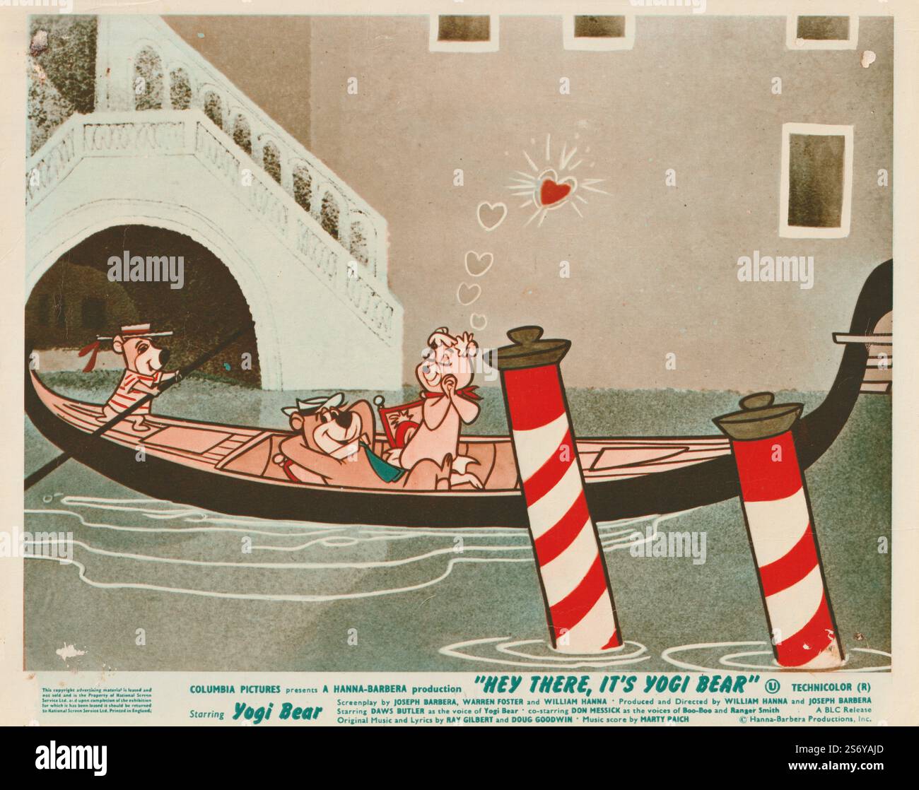 Hey There Its Yogi Bear 1964 Hanna Barbera Productions Animation Stock ...