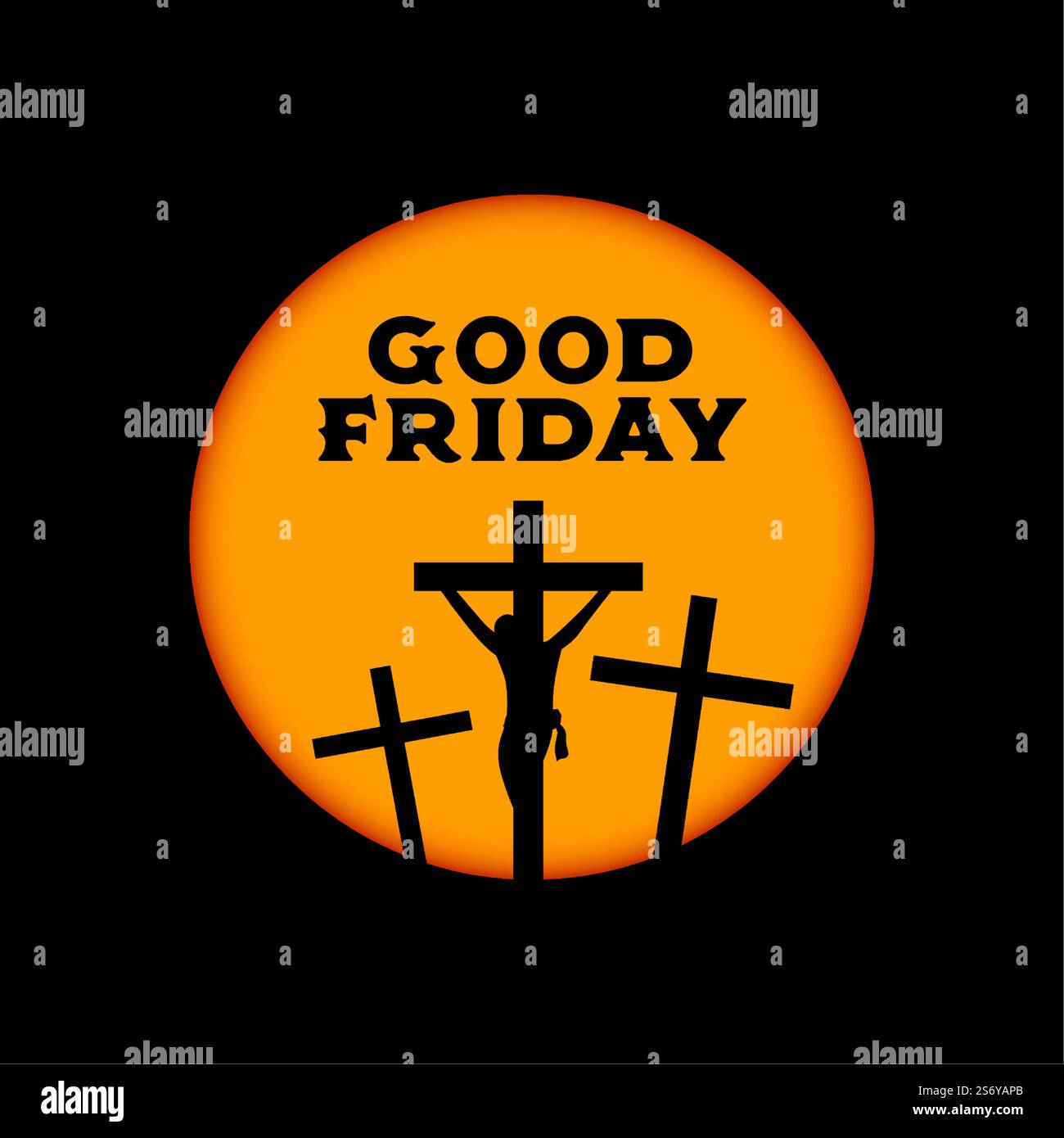 good friday event poster with crosses Stock Vector Image & Art - Alamy