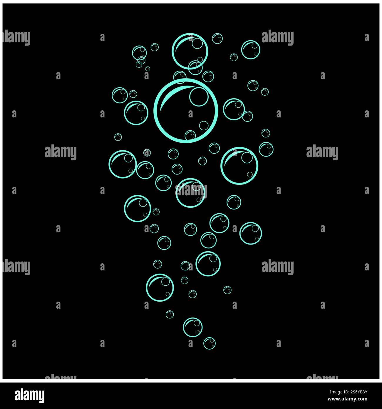 Natural realistic bubble illustration vector design Stock Vector Image ...