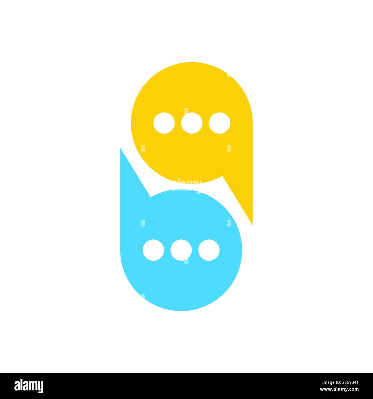 Speech bubble Logo template vector illustration Stock Vector Image ...