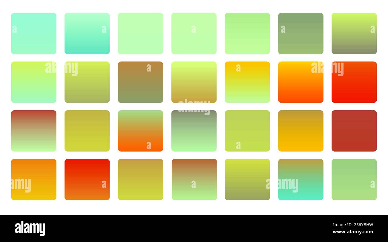 colorful warm colors gradients big set. colorful warm colors gradients ...