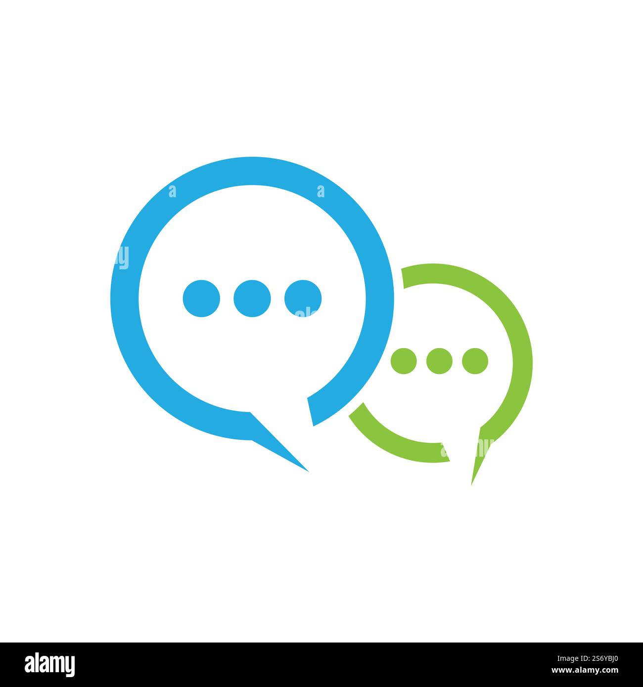 Speech bubble Logo template vector illustration Stock Vector Image ...