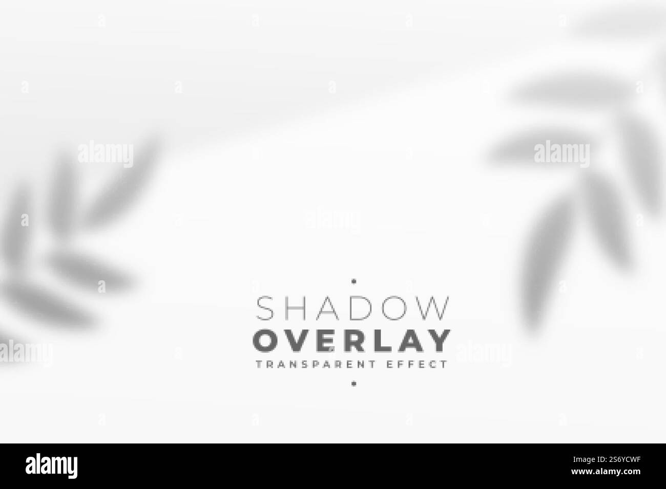 transparent leaves overlay shadow effect background Stock Vector Image ...