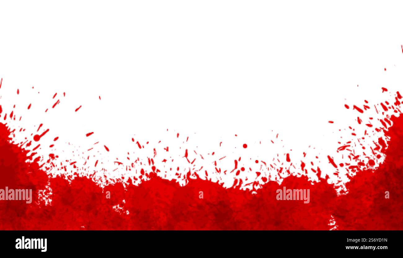 abstract red splatter blood stains background design Stock Vector Image ...