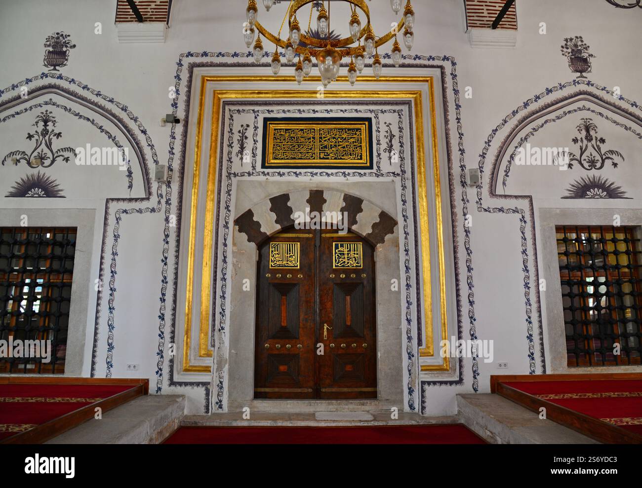 The historical Ishak Celebi Mosque in Bitola, Macedonia, was built ...
