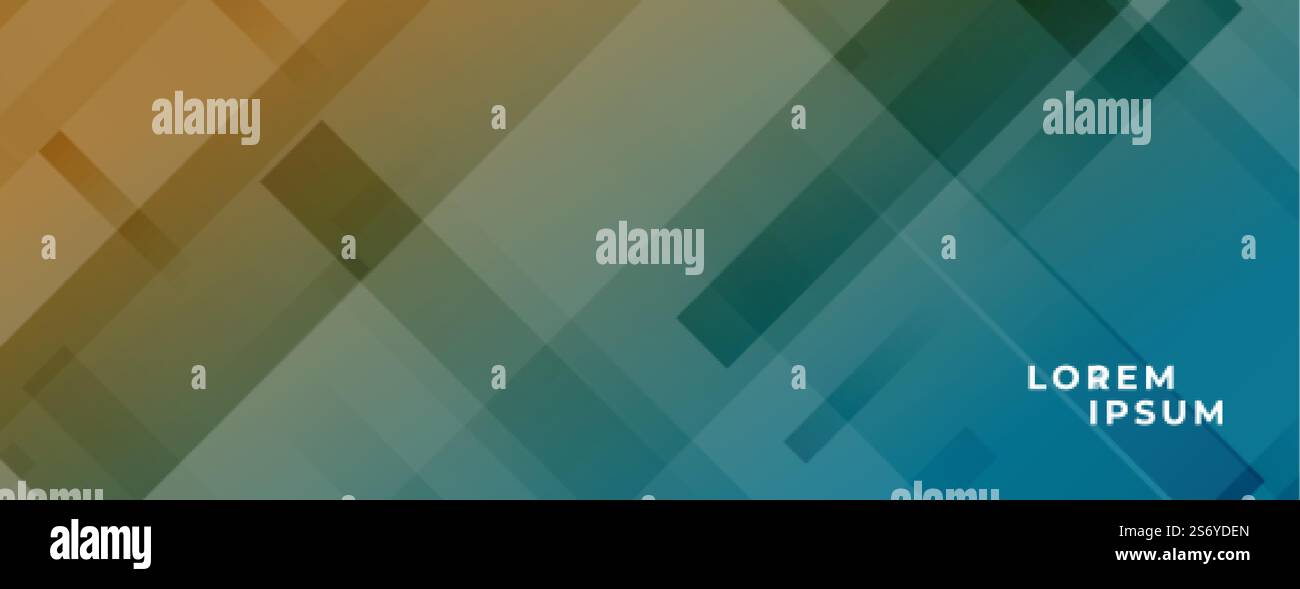abstract diagonal lines wide banner design Stock Vector Image & Art - Alamy