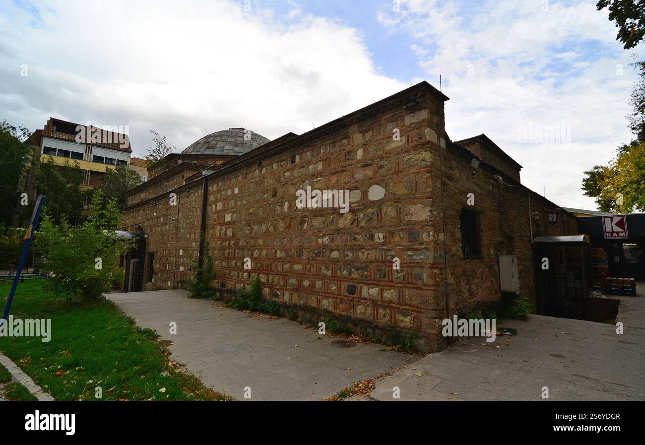 The historical Great Bath in Bitola, Macedonia, was built during the ...