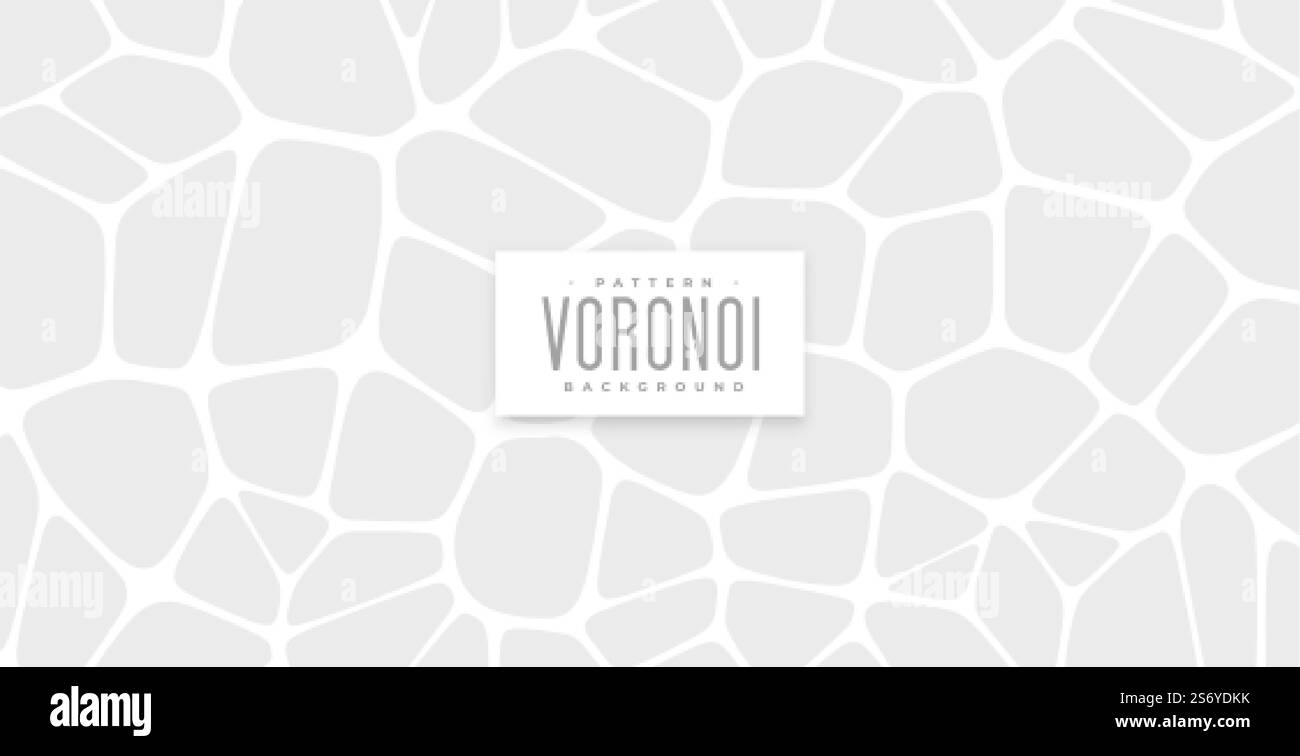 classic voronoi pattern abstract background Stock Vector Image & Art - Alamy