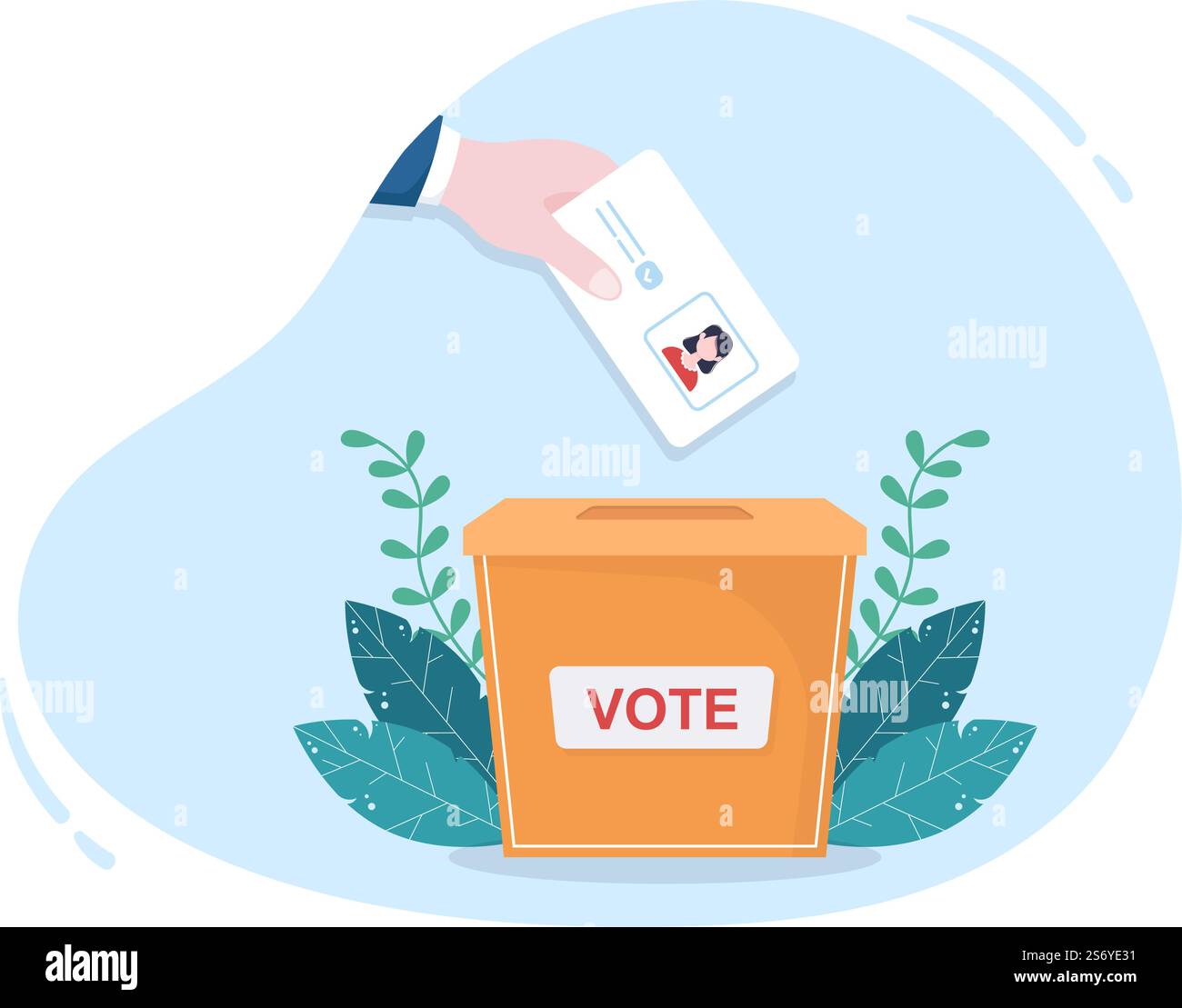 Political Candidate Cartoon Hand Drawn Illustration with Debates ...