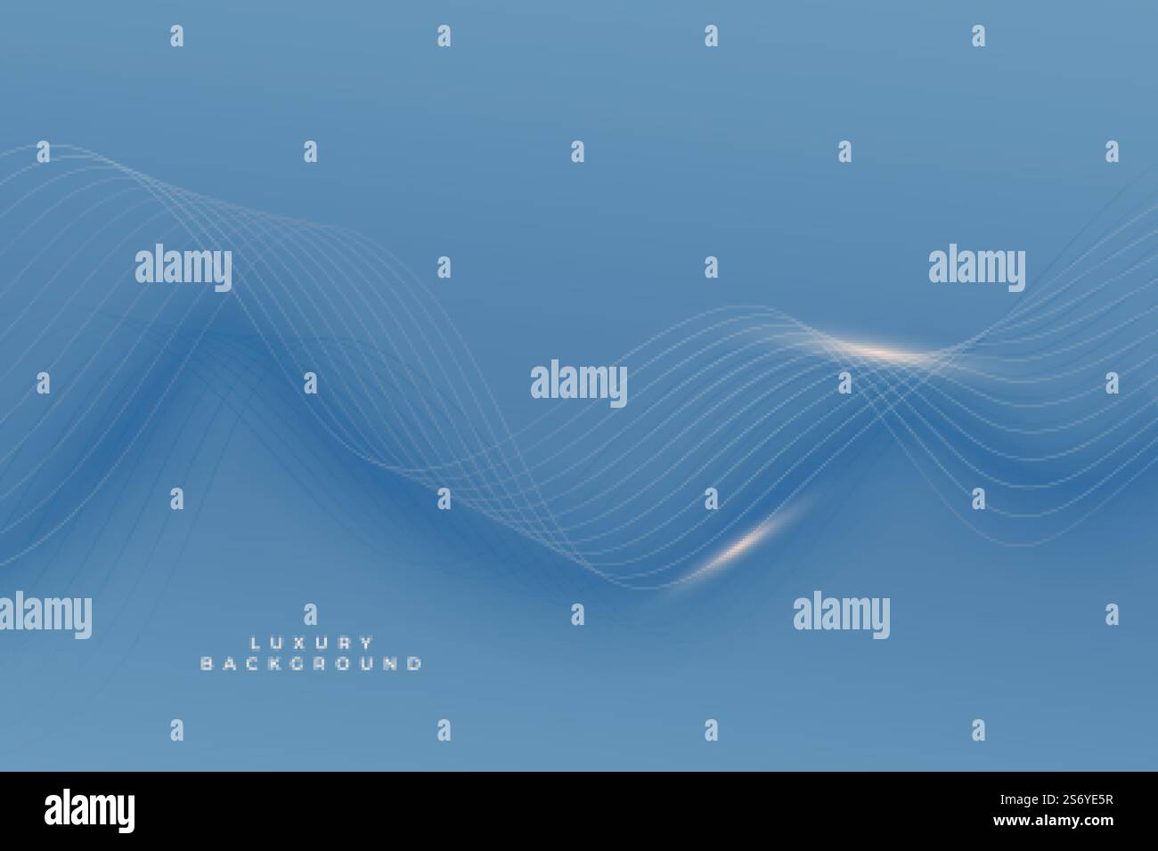 royal blue premium background with shiny smooth lines Stock Vector ...