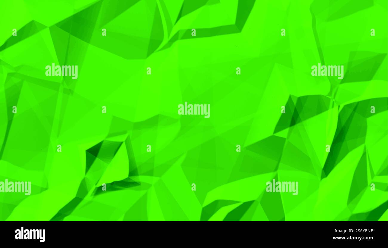 green crumpled paper texture sheet background Stock Vector Image & Art ...