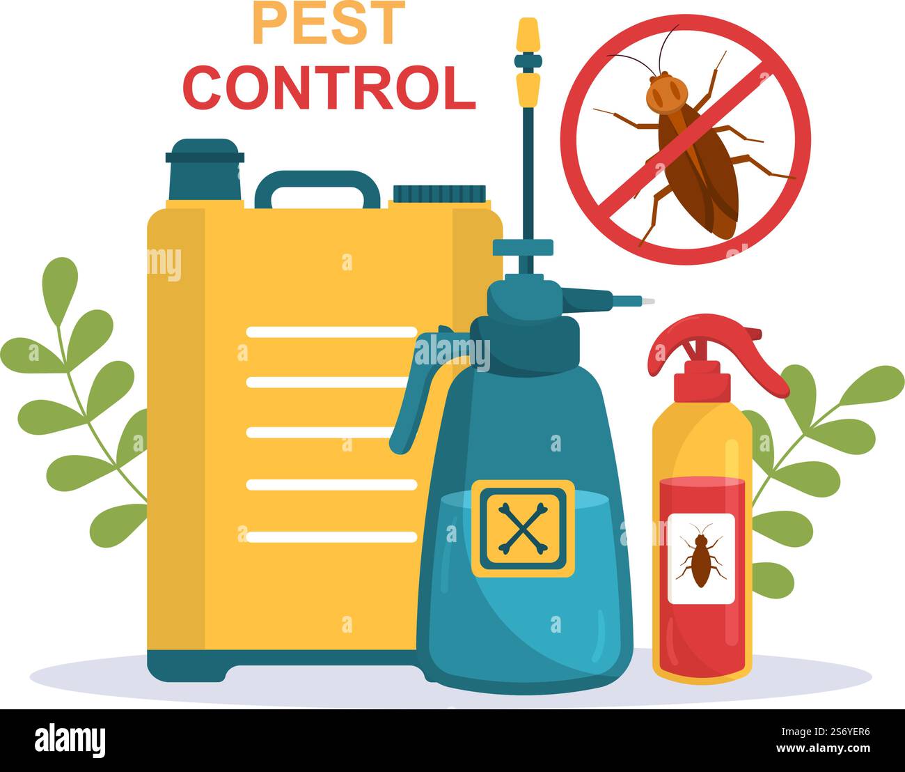 Pest Control Service with Exterminator of Insects, Sprays and House ...