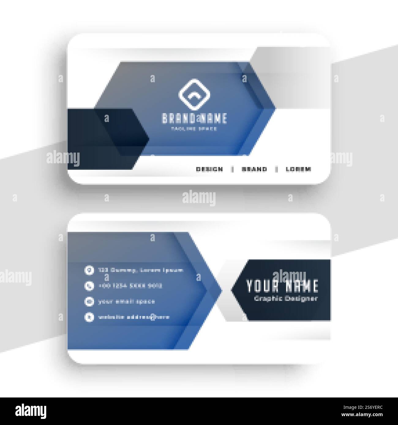 brand vising card professional design Stock Vector Image & Art - Alamy