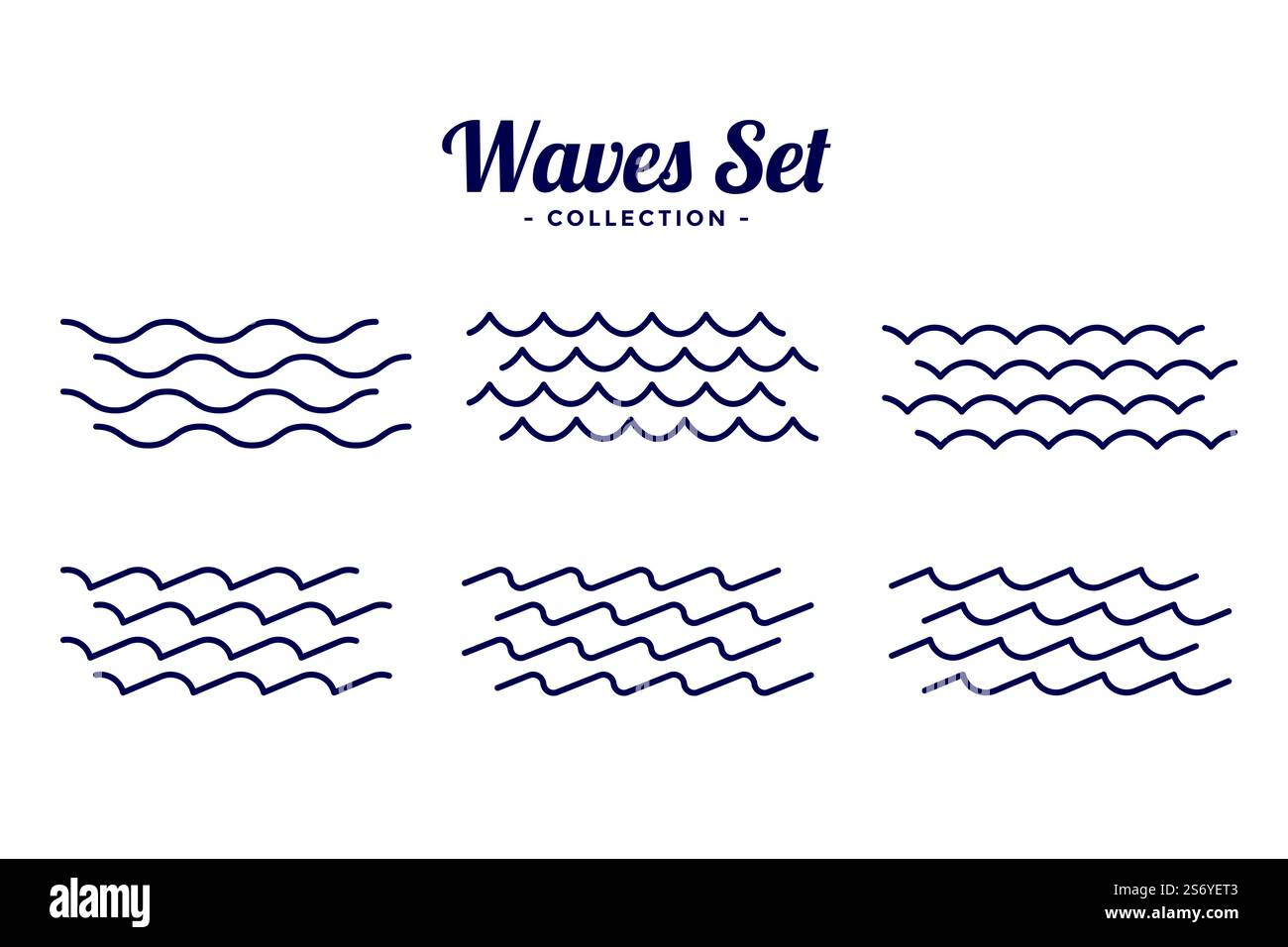 different style water waves ripples splash background Stock Vector ...