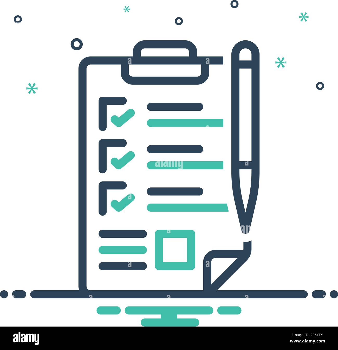 Icon for questionnaire, interrogatory Stock Vector Image & Art - Alamy